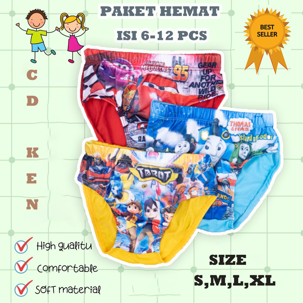 KEN-KEN BOYS' CD SAVING PACKAGE CONTENTS 6-12 PCS | Shopee Singapore