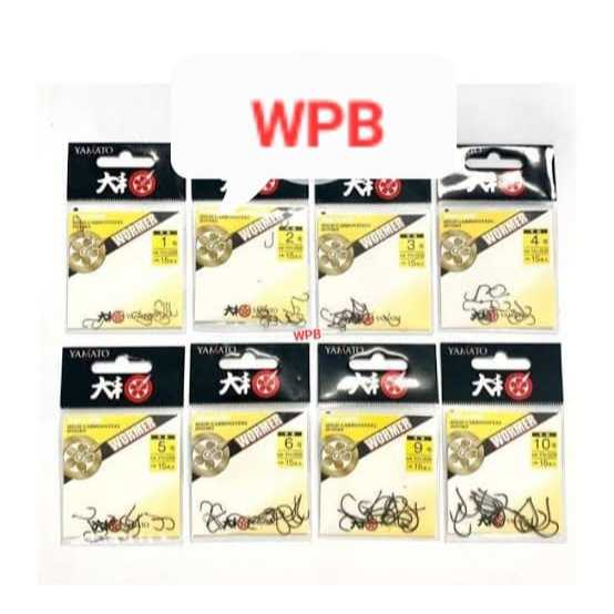 MATA Yamato WORMER Hook with RING (Hole) | Shopee Singapore
