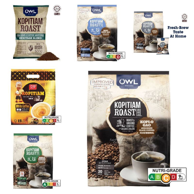 Real ORIGINAL Coffee 6 variants Roast & Ground Coffee Bags - Powder ...