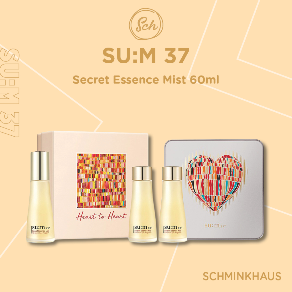 SUM 37 Secret Essence Mist 60ml + (1ea x 60ml Refill) / (2ea x 60ml ...