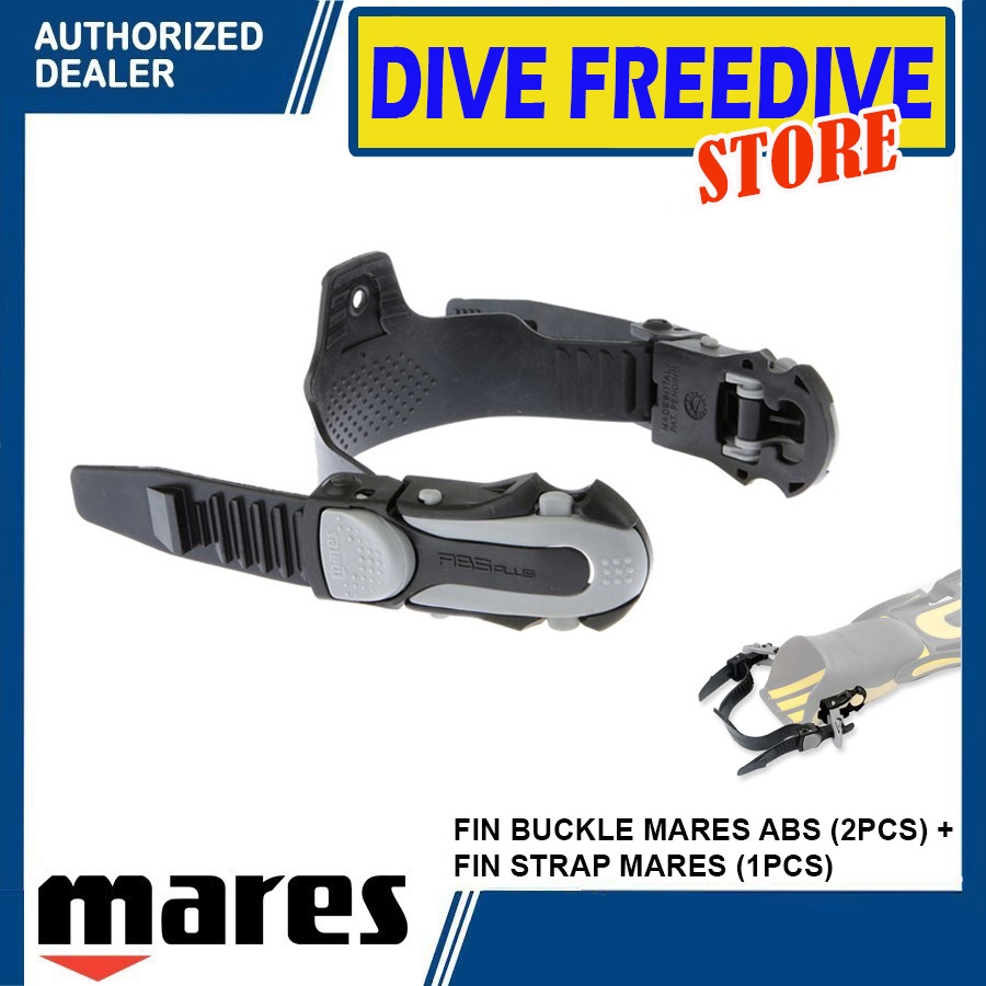Spare Part Fin Strap Mares with Buckle ABS Set of Frog Feet Spare Parts ...