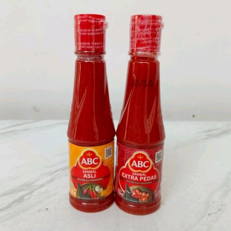 Abc Original sambal Sauce 135ml Bottle Packaging/abc extra Spicy sambal ...