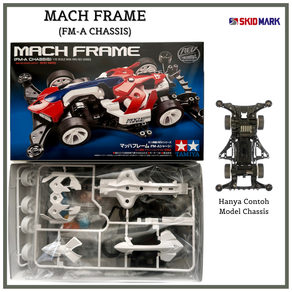 Tamiya Mini 4WD Assembly Car - Mach Frame FM-A Chassis (ORIGINAL ...