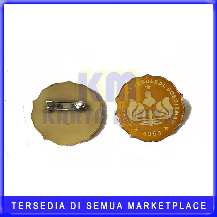 Pin Bros Unsoed Pin University Jenderal Soedirman Custom University Pin ...
