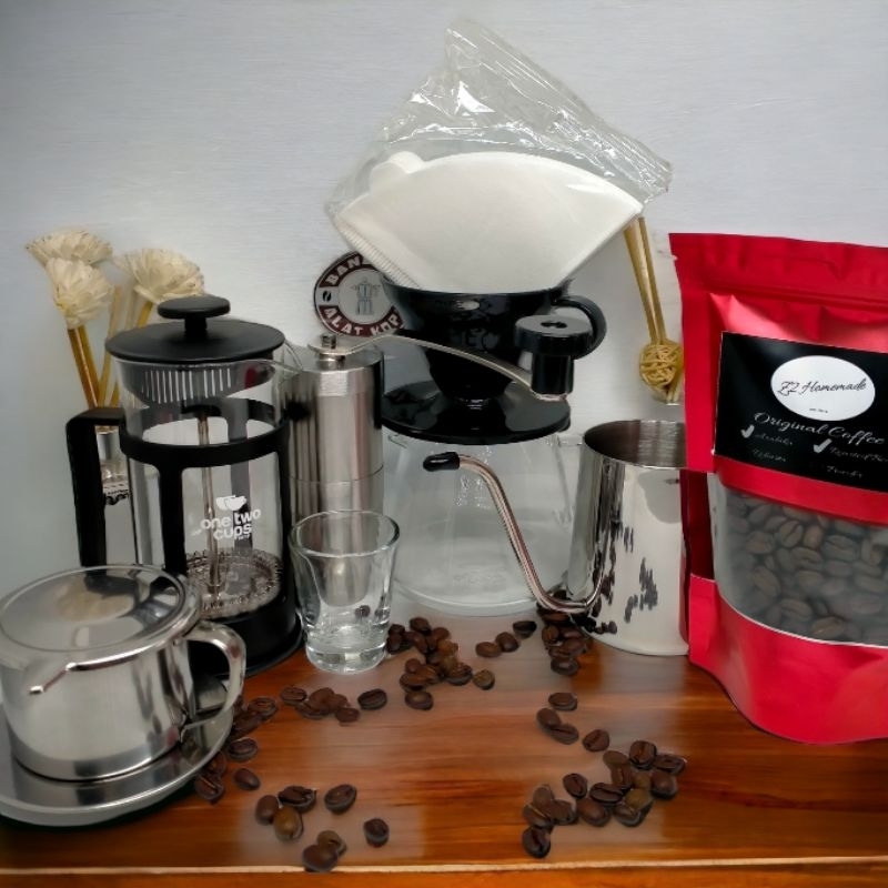 Complete beginner coffee equipment package / home coffee equipment ...