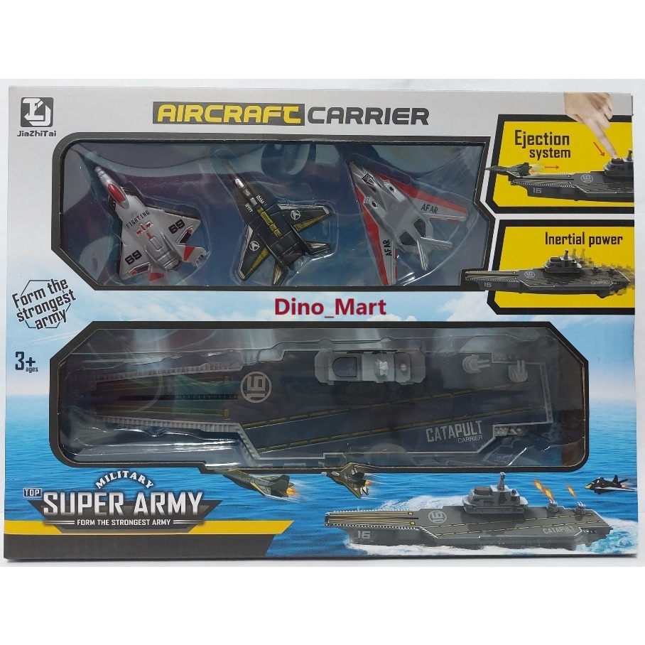 Military Aircraft Carrier Ships and War Planes Children's Toys | Shopee ...
