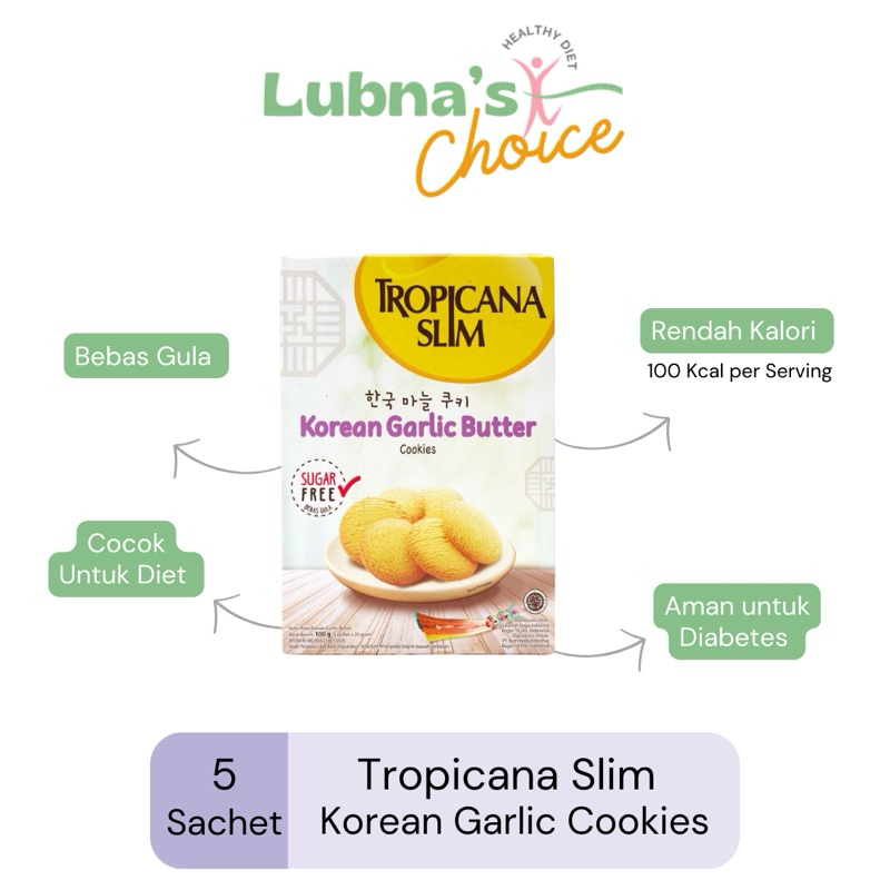 1 Box Tropicana Slim - Korean Garlic Butter Cookies | Shopee Singapore