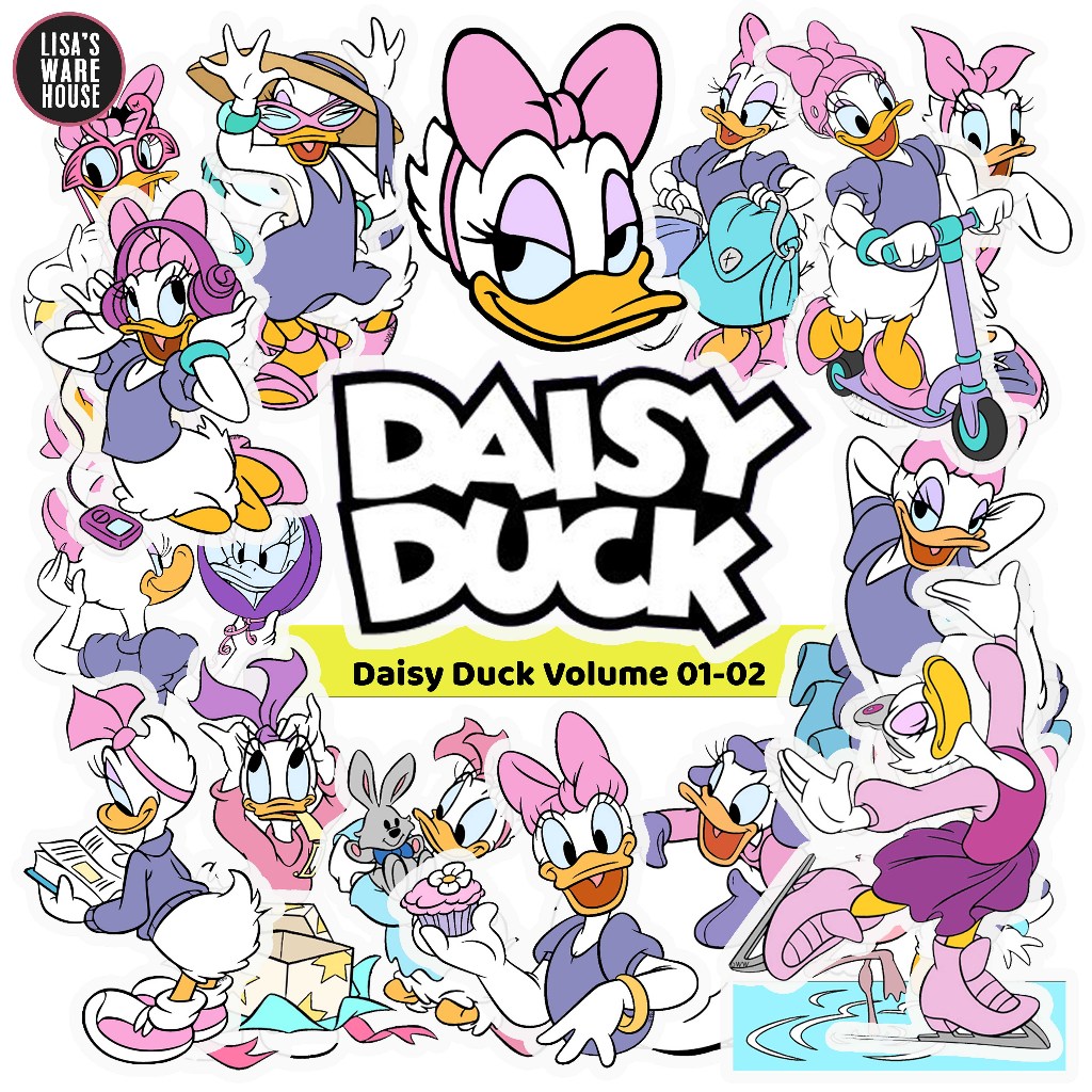 Daisy Duck Sticker Volume 01-02 | Shopee Singapore