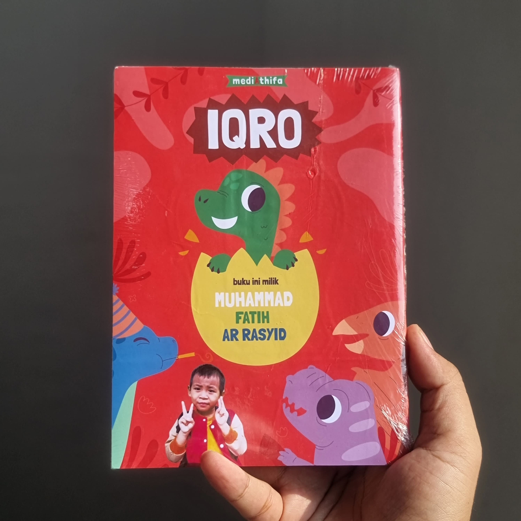 MERAH RED DINOSAUR - Iqro Custom Print Photos and Write Children's ...