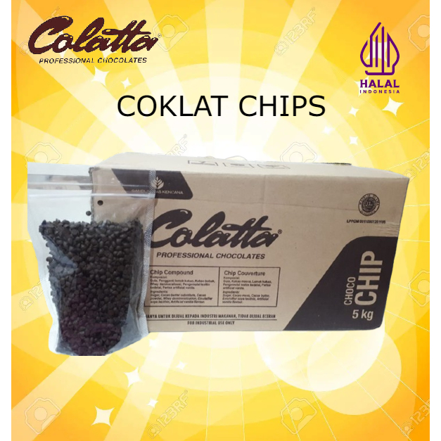 Mini Chocolate Chip / Mini Compound Collata Chocolate Chip 1000 grams ...