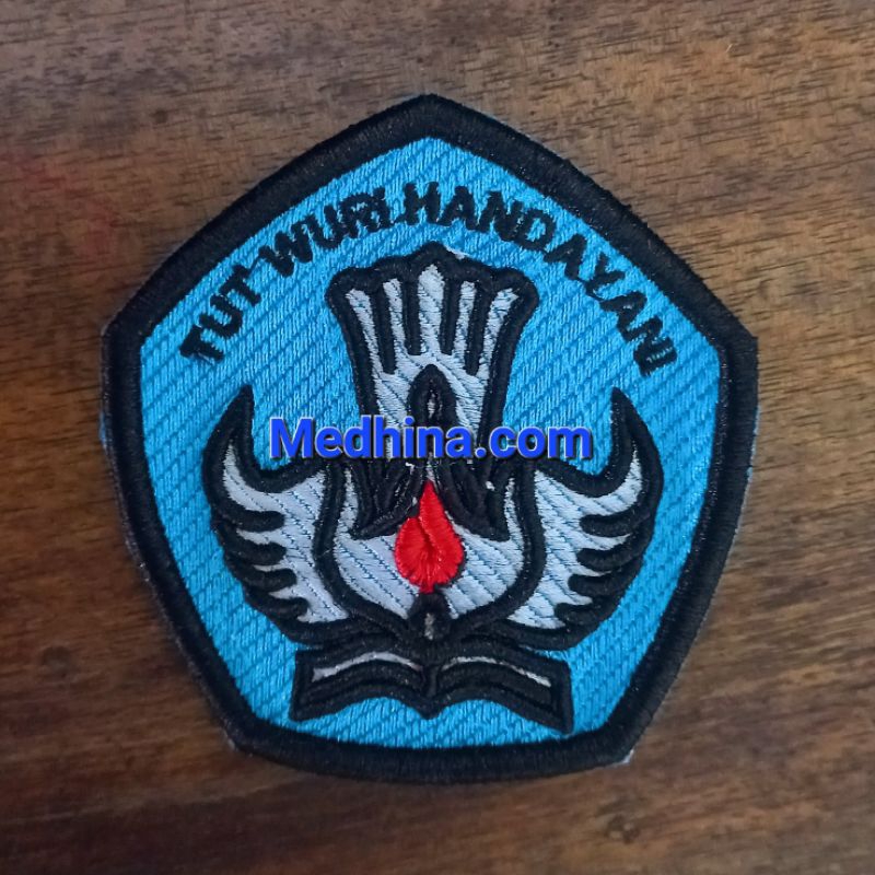 Tut Wuri Handayani Logo 3D Embossed Embroidery | Shopee Singapore