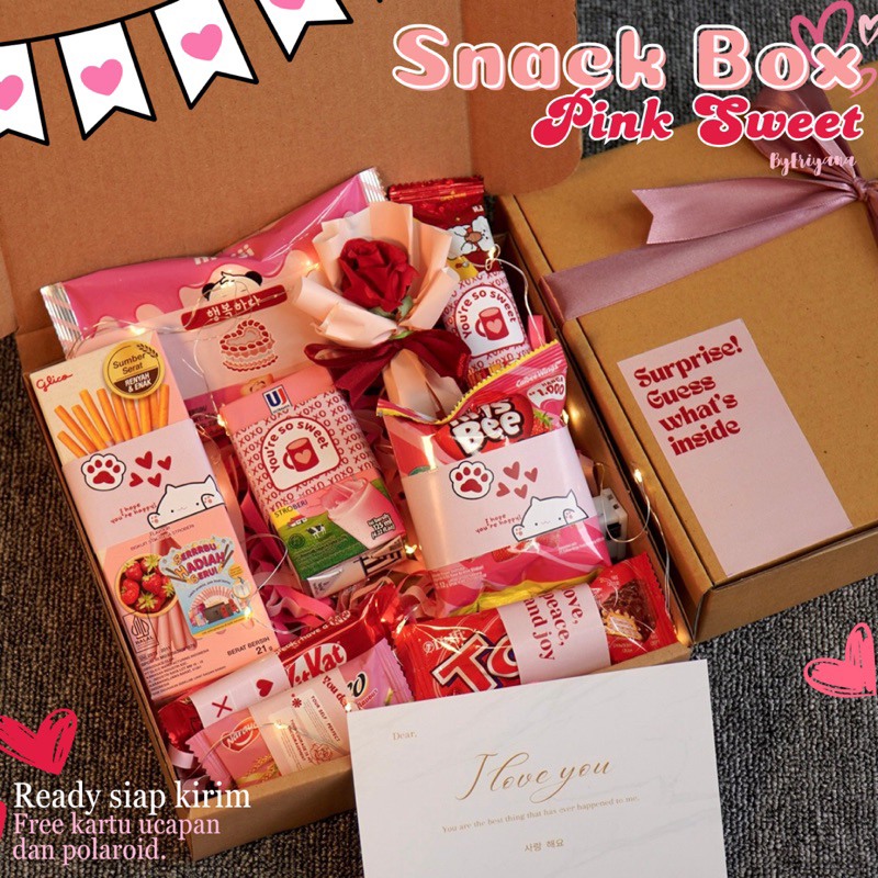 Hampers Snack Box Gift Set Snack Food Drink Snack Birthday Valentine ...