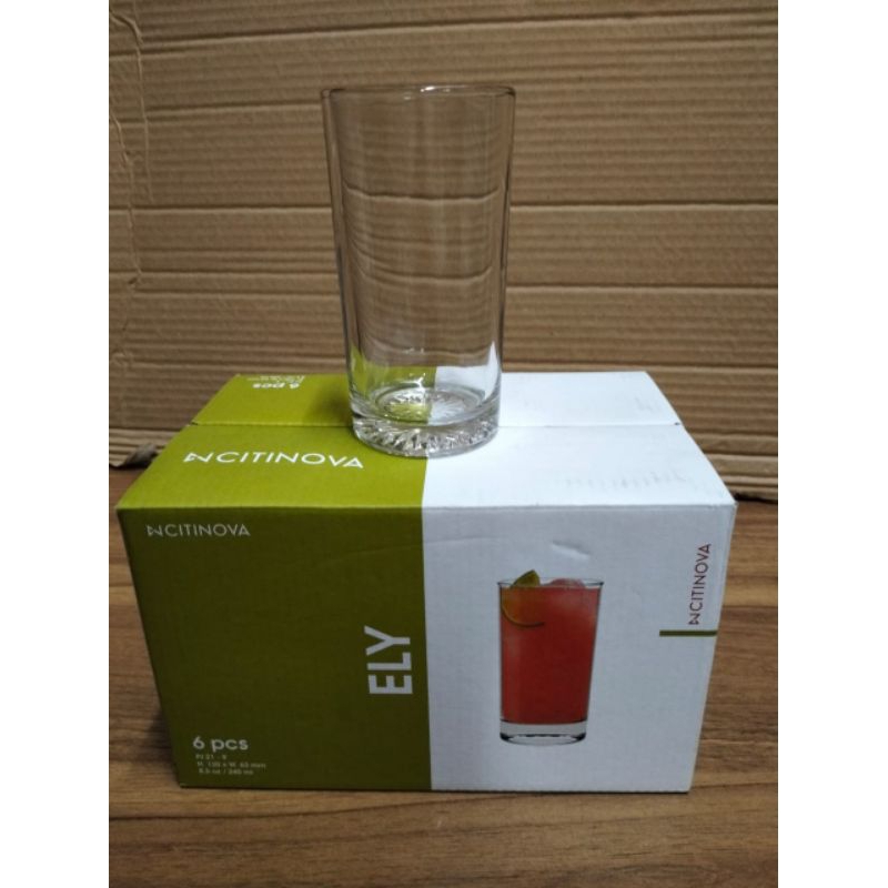 Citinova Ely Glasses Set of 6 Pcs / Drinking Glasses / Juice Glasses ...