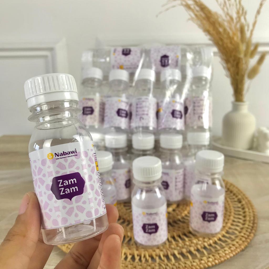 Zam Zam Bottle 80ml / Zam Zam Water Plastic Bottle / Zam Zam Water ...