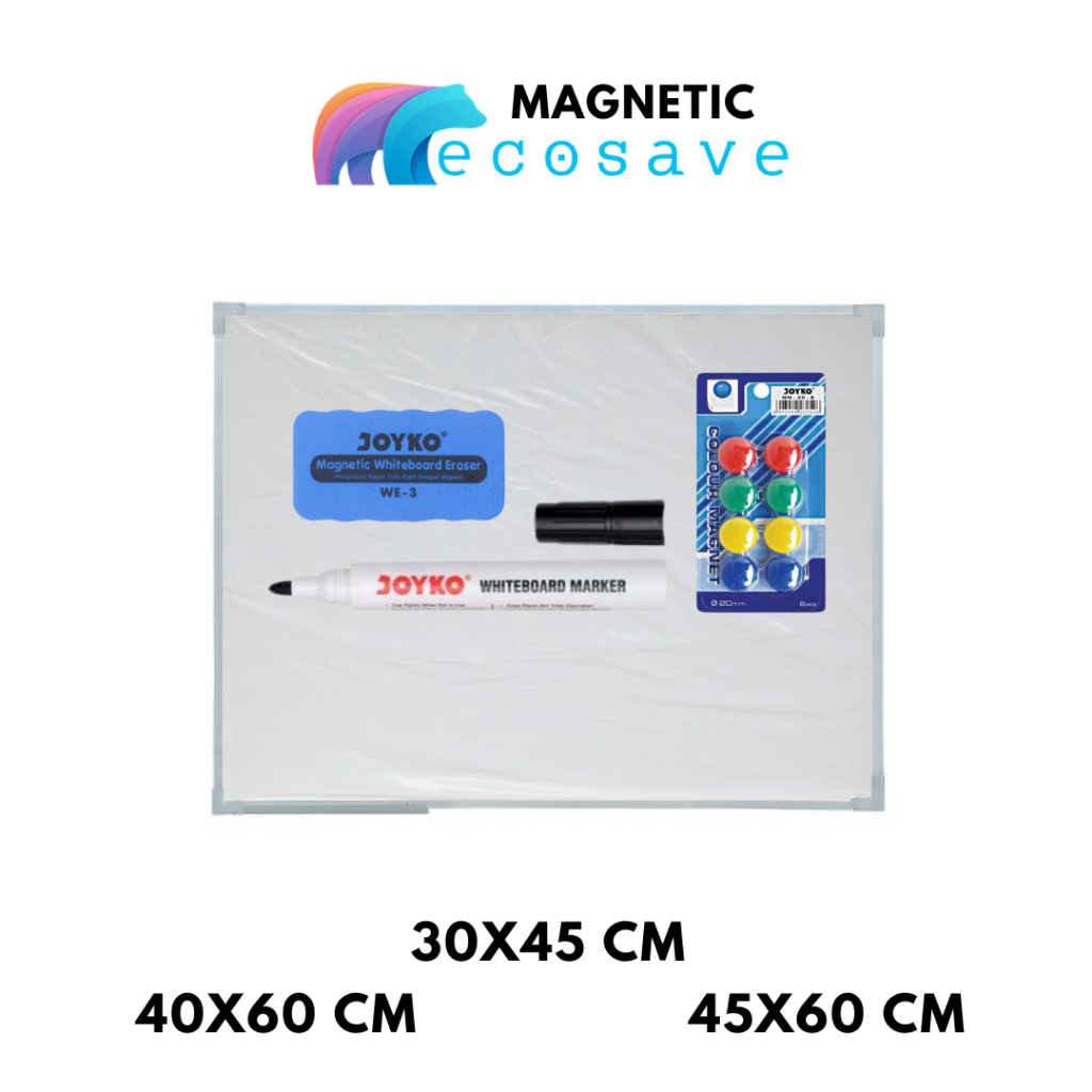 Small Medium Magnetic Hanging Whiteboard White Board Single Face Single ...
