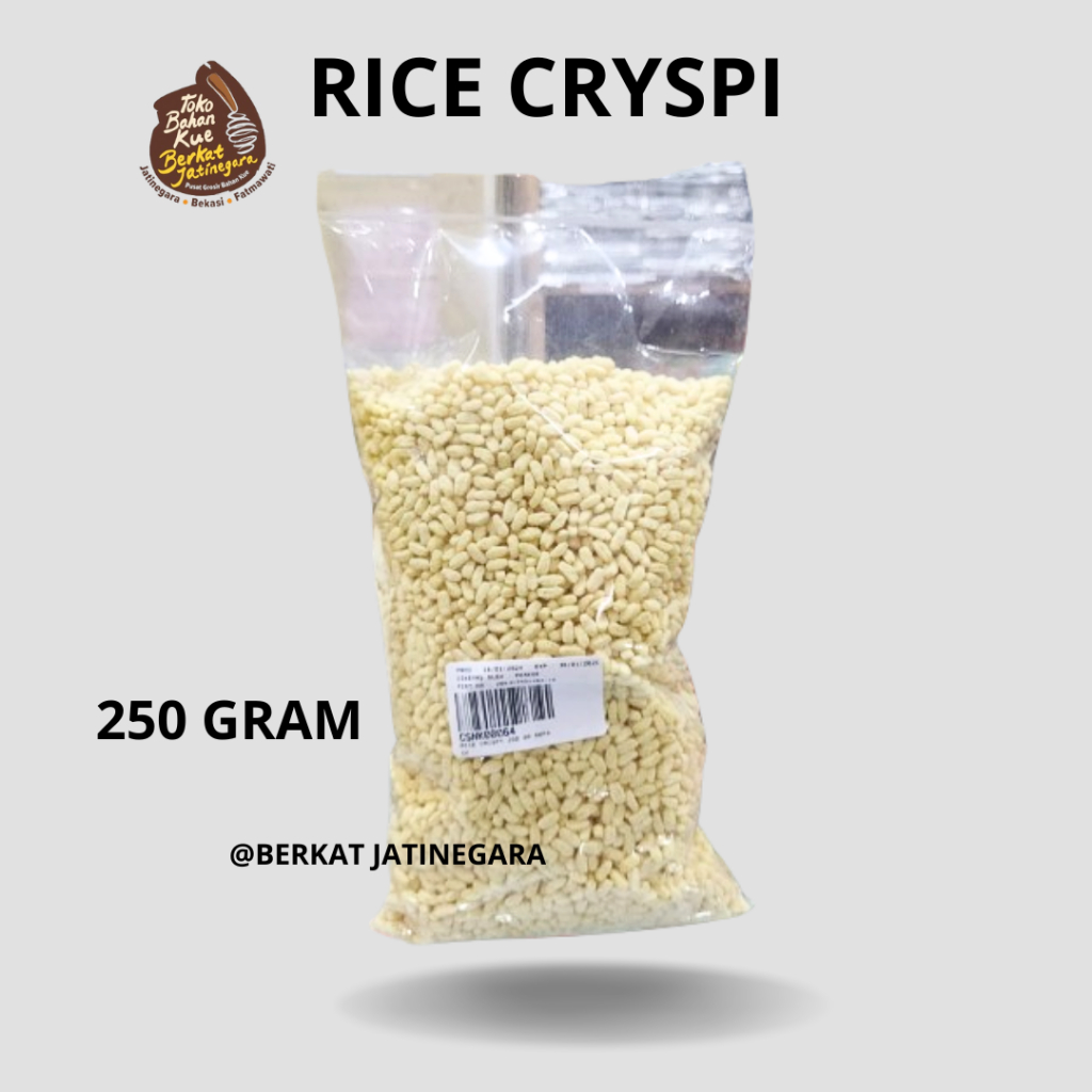 CRISPY RICE REPACK RICE PUFF/ PACKAGING/ CRISPY WHITE RICE/ 250 GR ...