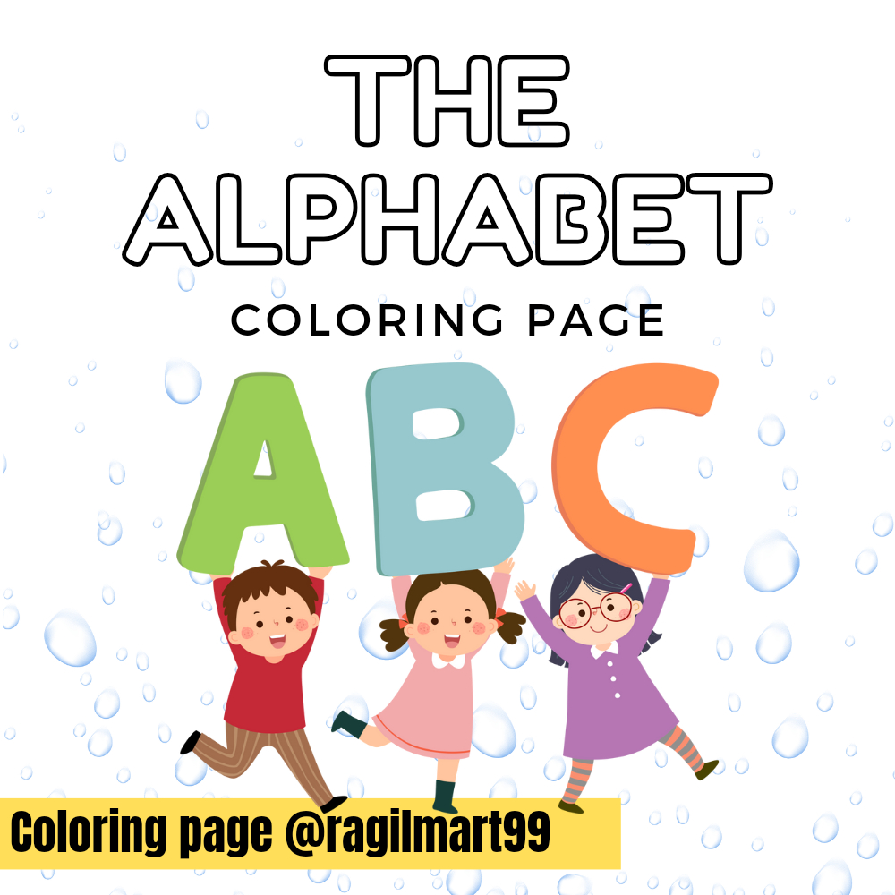 Diy Coloring Page Alphabet / Complete Letter Sketch Coloring Sheet ...