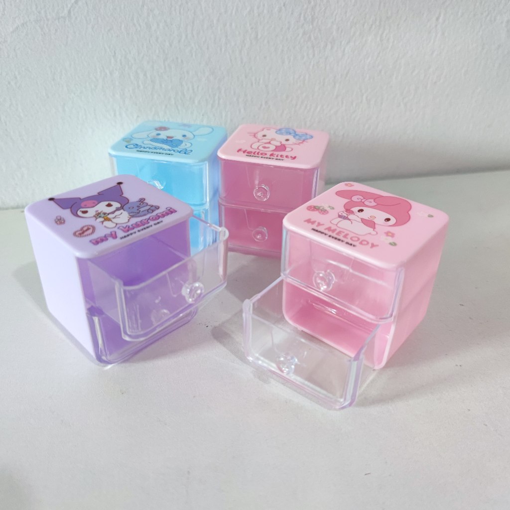 Sanrio Motif Mini Wardrobe Drawer Desk Organizer/Cute Drawer ...