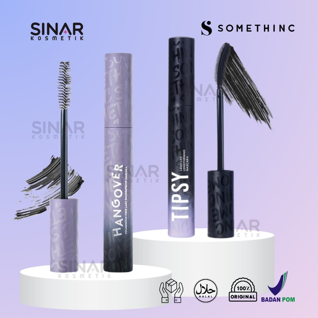 *SINAR* SOMETHINC HANGOVER VOLUMINOUS FIBER LASH SMUDPROOF MASCARA ...