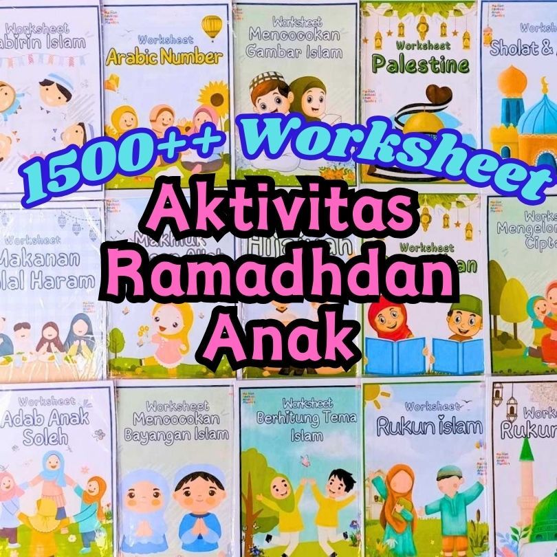 Ramadan Activity Book For Children Kindergarten PAUD SD Activity ...