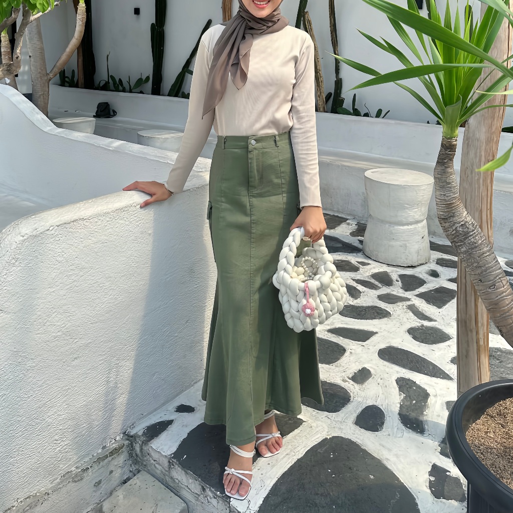 Her DIARY - Seraphina Mermaid Skirt | Korean Mermaid Skirt | Korean ...