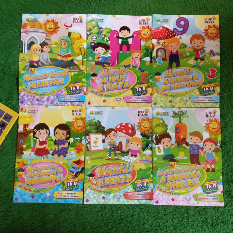 Paud And TK Package Book Contains 6 Semesters 1 TK B Writing Letters ...