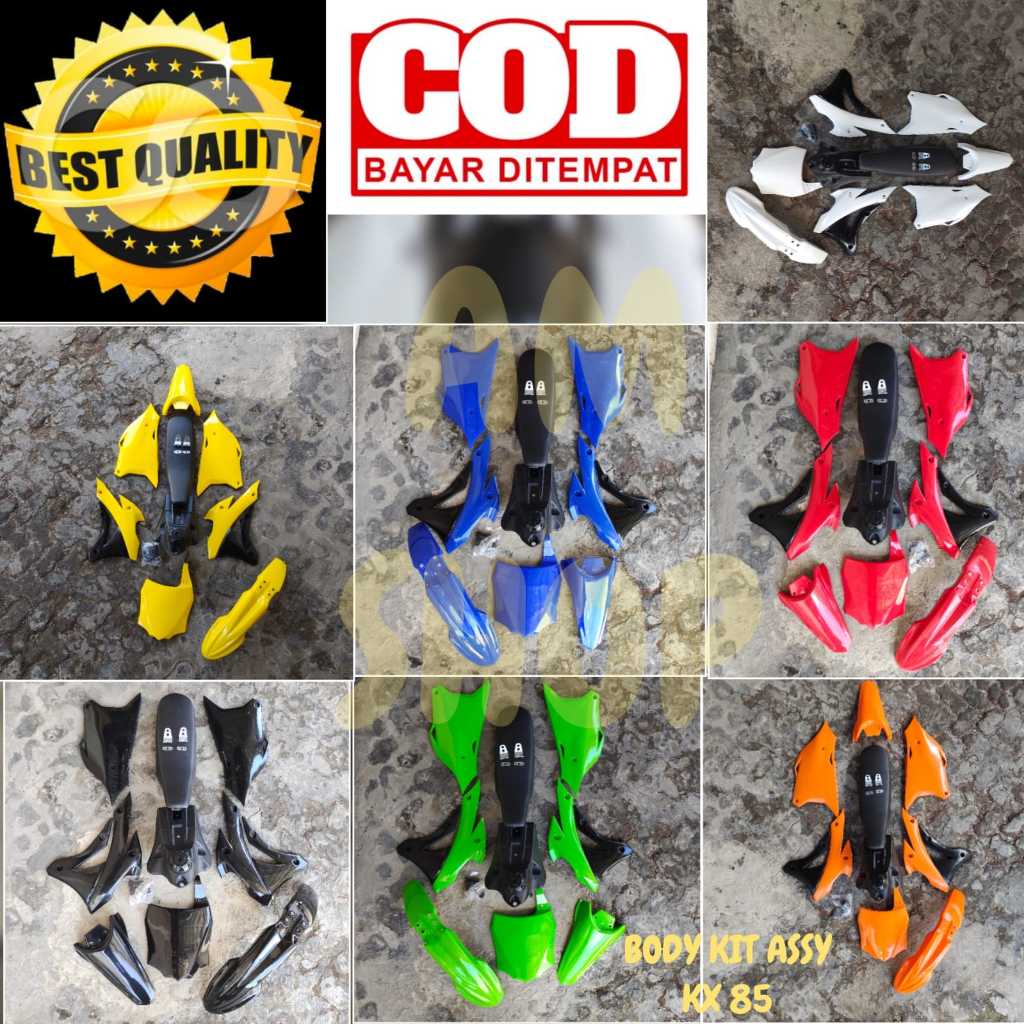 BODY KIT ASSY KX 85 BODY SET COMPLETE COVER KX 85 TRAIL SUPERMOTO ...