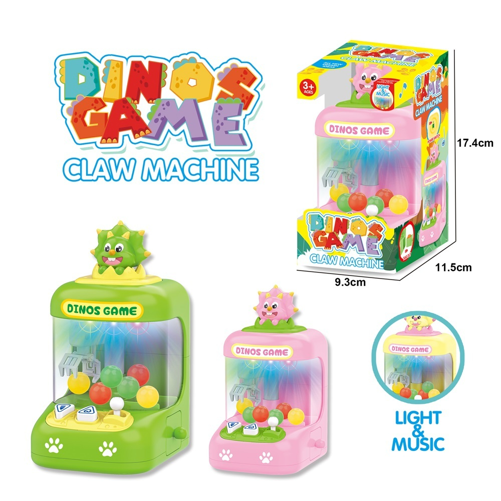 MESIN Claw MACHINE Mini Toy Manual Dinosaur CLAW MACHINE | Shopee Singapore