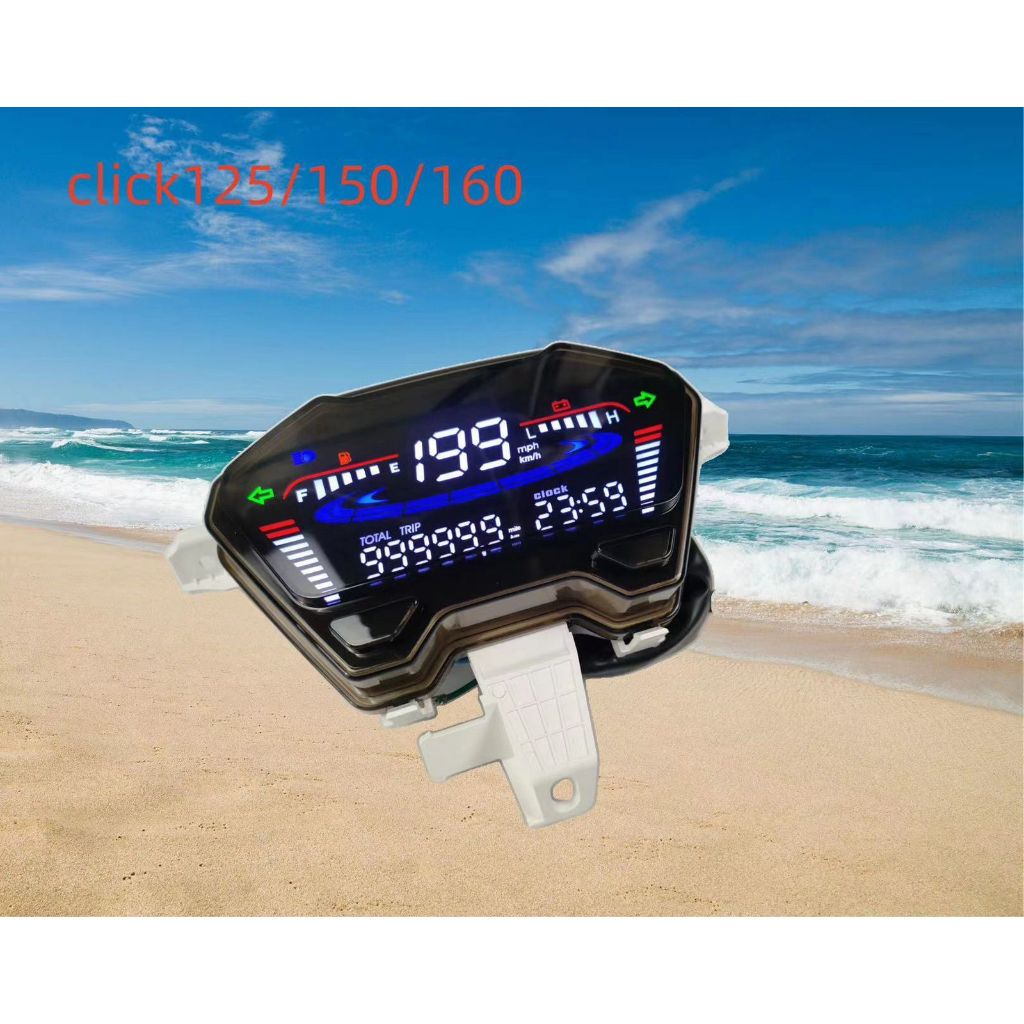 Speedometer digital led odometer gauge motor HONDA VARIO BEAT CLICK 125 ...