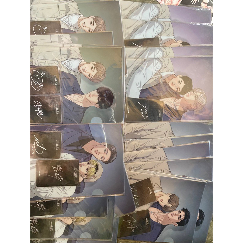 Lezhin MINGWA POP UP STORE BJ ALEX JINX CLEAR FILE WITH PHOTOCARD | Shopee Singapore
