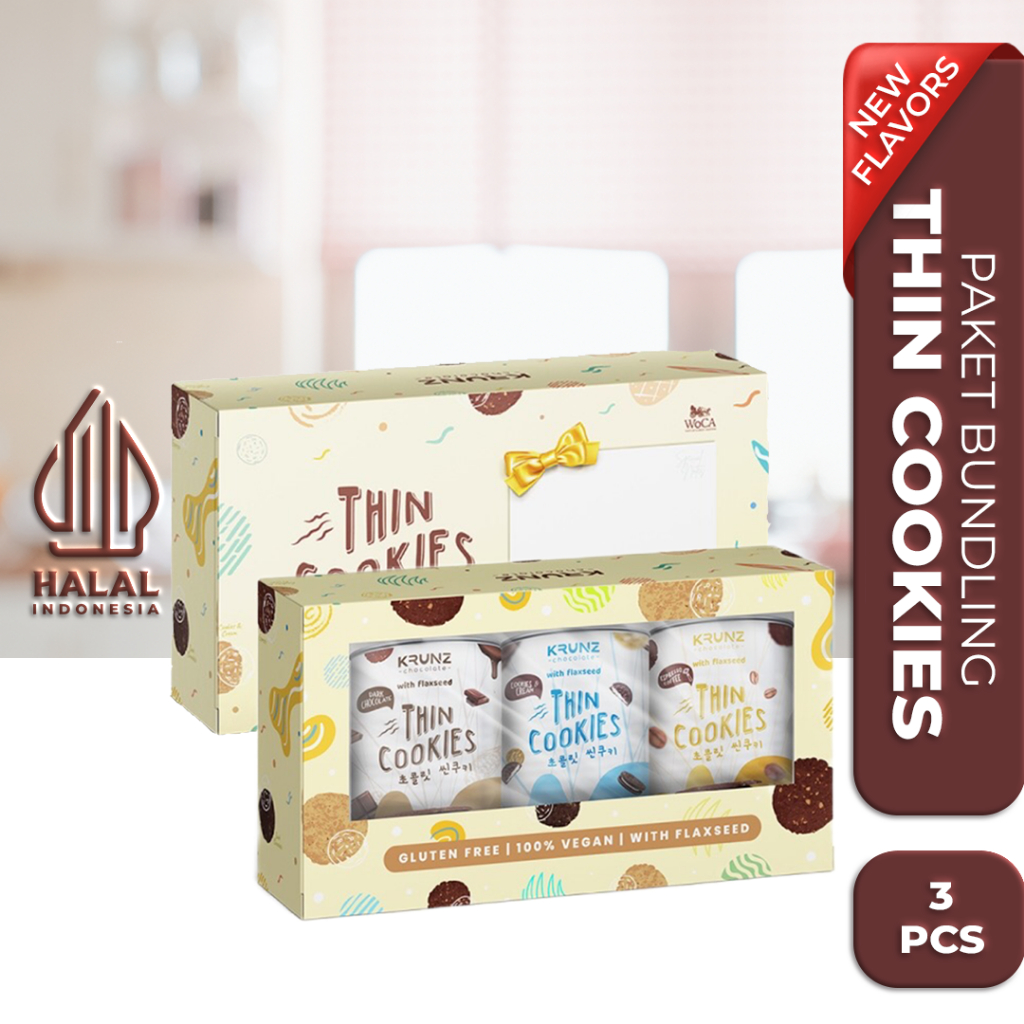 Woca Bundling Package Krunz Thin Cookies 3 Flavor Variants | Shopee ...