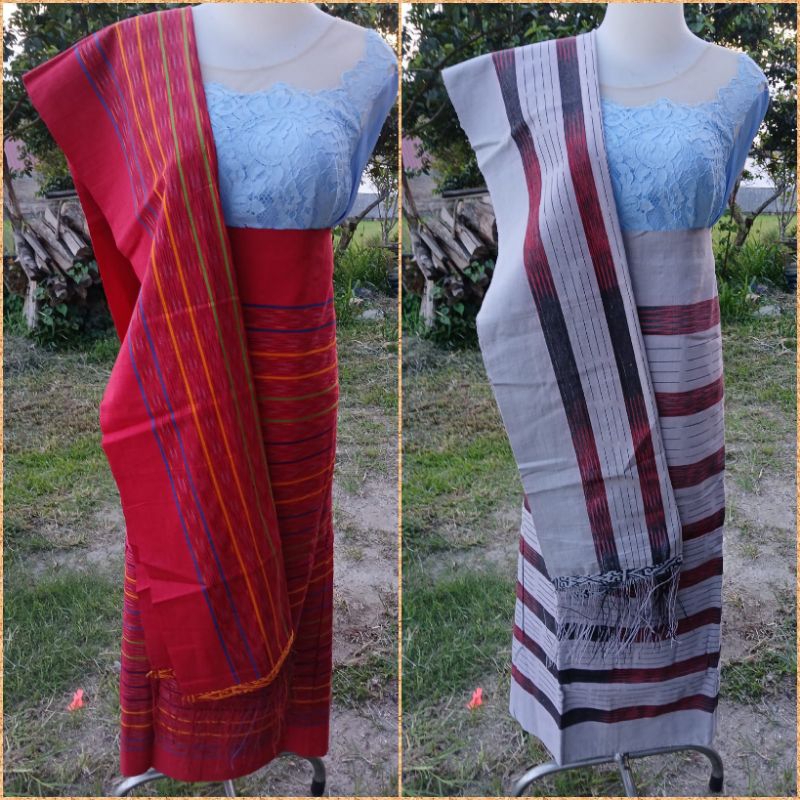 MERAH Songket BATAK MANDAR TARUTUNG TOBU TOBU ORIGINAL HAND WOVEN ...