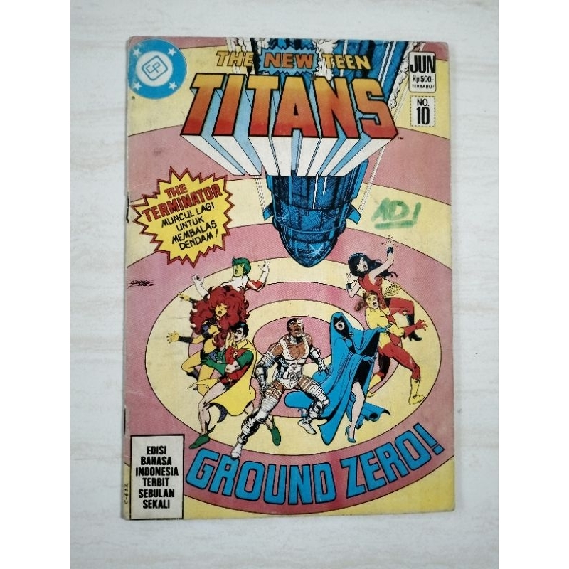 The New Teen Titans Ground Zero Comic No. 10 | Shopee Singapore
