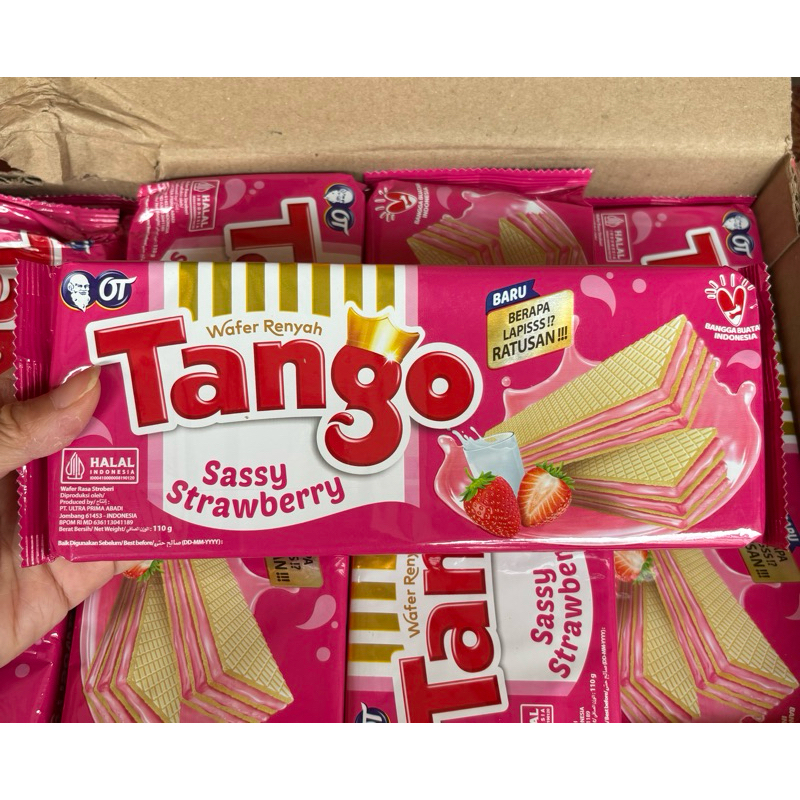 Agent distributor Of tango sassy strawbery wafer snack Snacks 110g ...