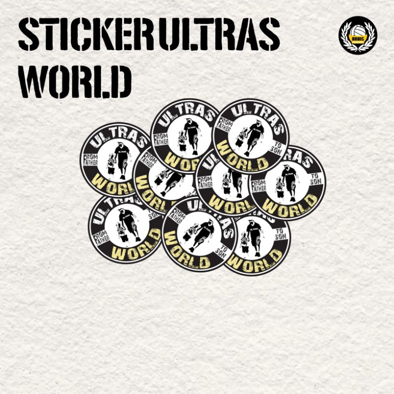 Ultras World Logo Sticker | Shopee Singapore