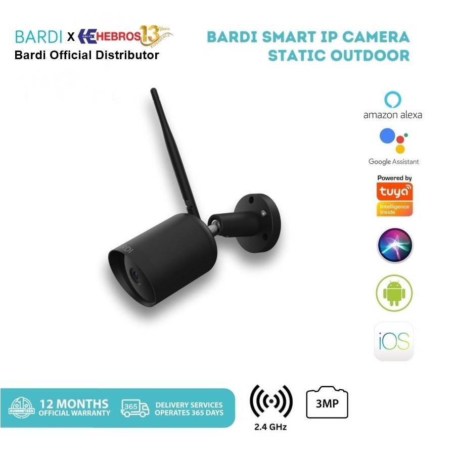 Bardi Smart IP Camera Static CCTV Outdoor STC IPCAM 1080p Wifi Home ...