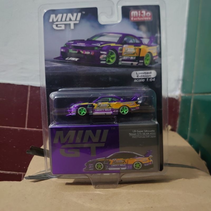 Mini GT Nissan Silvia S15 Purple Mijo Limited Edition | Shopee Singapore