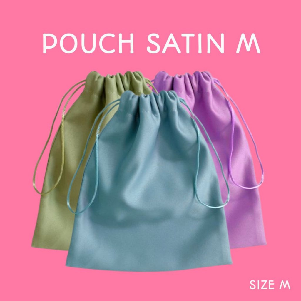 DRAWSTRING BAG TRAVEL POUCH DRAWING SATIN VELVET THICK MULTIPURPOSE ...