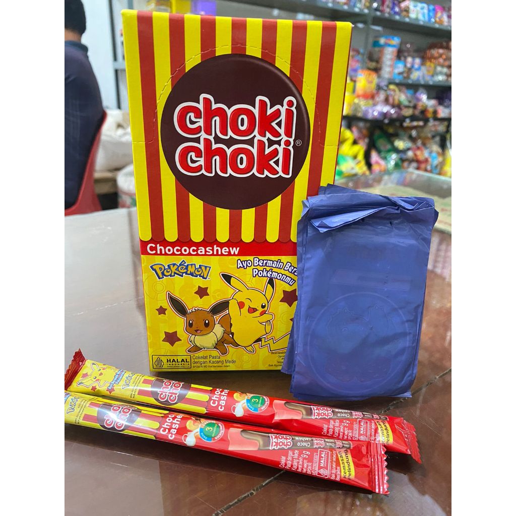 Choki Choki Choco Cashew Pokemon 1 Box contains 20 pcs | Shopee Singapore