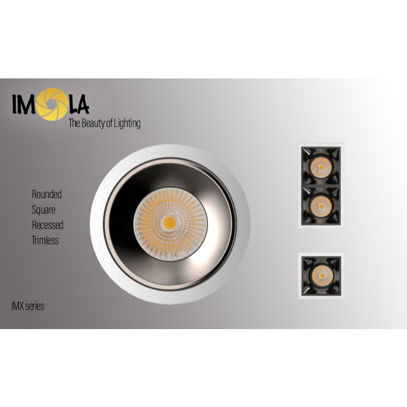 Imola IMX-12R Downlight Spotlight Recessed 12W Dimmable Tuneable ...