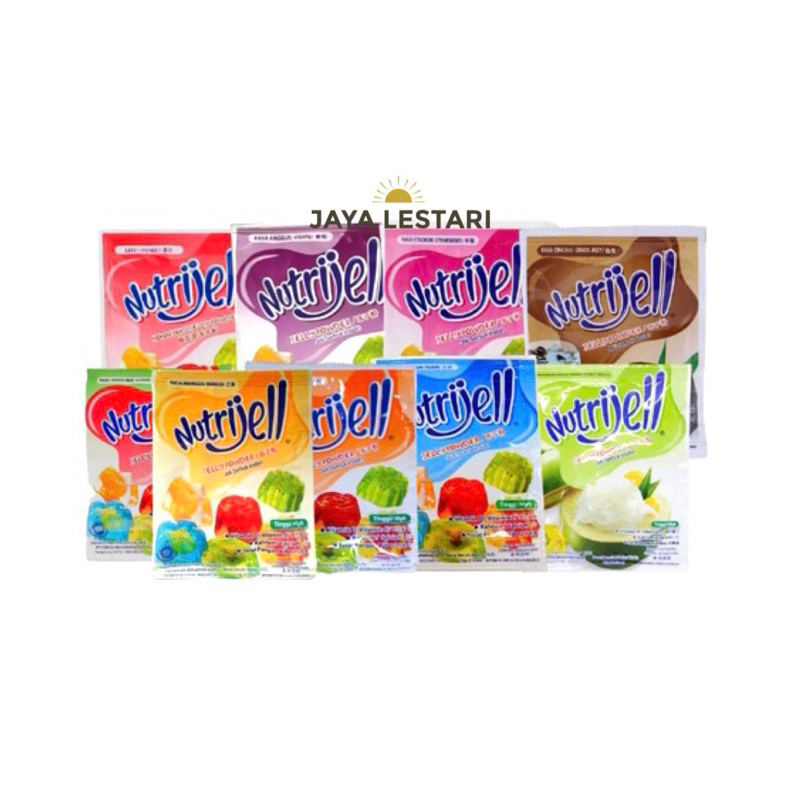 Nutrijell Jelly Instant Powder (15g) (4 Flavor Variants) | Shopee Singapore