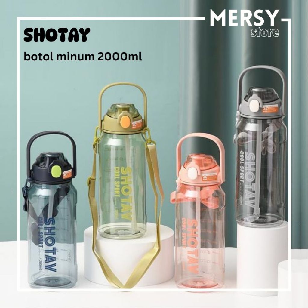 Jumbo Drinking Bottle / Cool Sport Shotay 2 Liter (2000ml) | Shopee ...