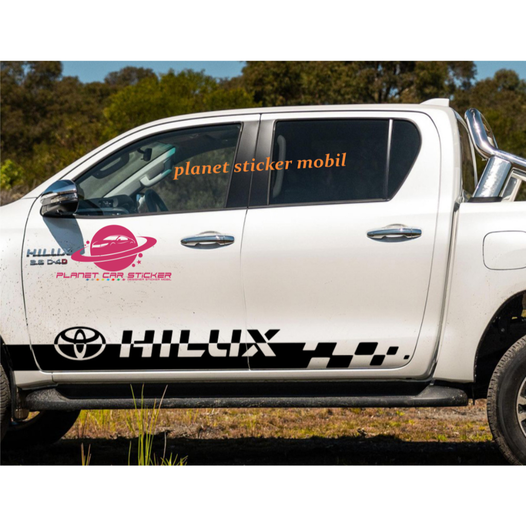 Hilux sticker hilux sticker hilux list cutting Car body toyota hilux ...