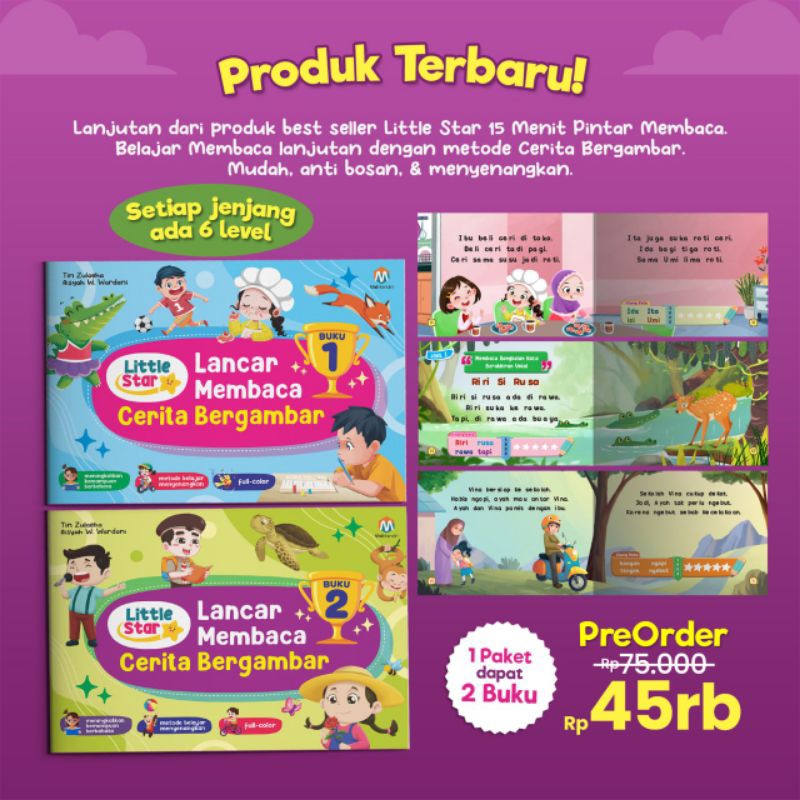 Little STAR SMOOTH READING STORIES WITH PICTURES (GET 2 BOOKS) | Shopee ...