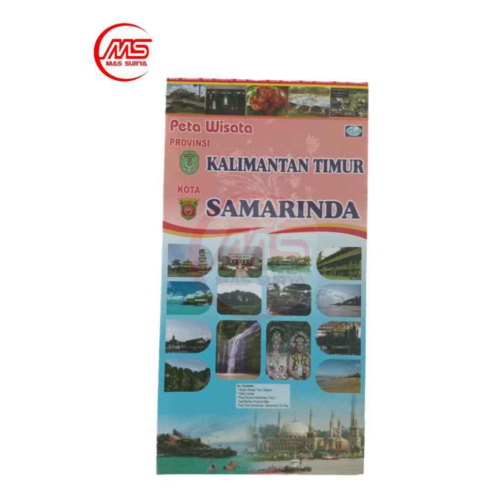 Map of Samarinda City Tourism, East Kalimantan Province | Shopee Singapore