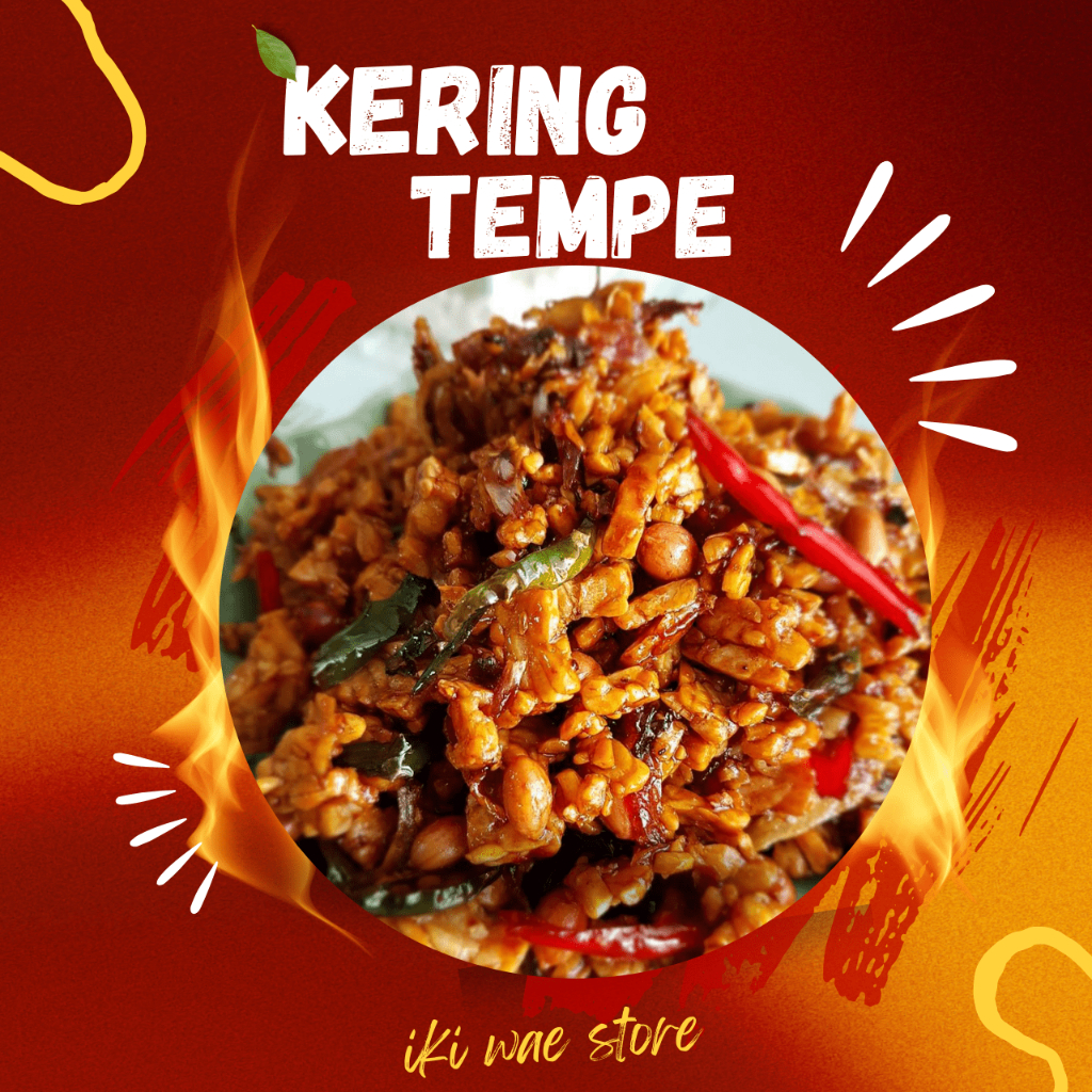Dry Tempe Spicy Sweet Orek Oreg Balado Spicy Sweet Side Dish Dry Snack ...