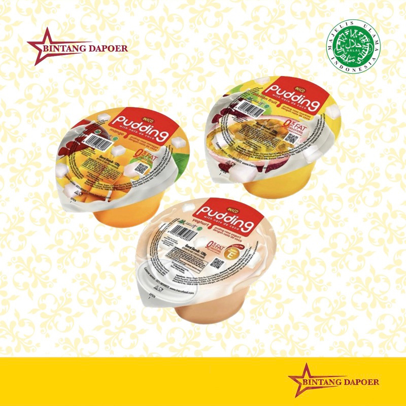Inaco Pudding With Nata De Coco (120g) (3 Flavor Variants) | Shopee ...
