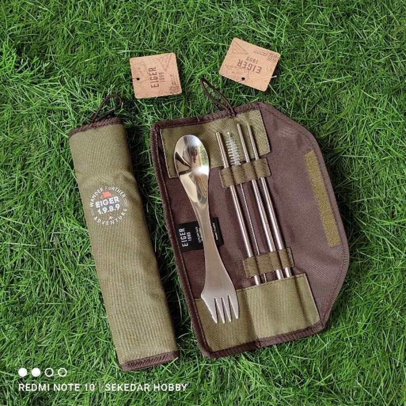 Cultery PACK E!Ger CAMPING EATING TOOL EIGR1989 | Shopee Singapore