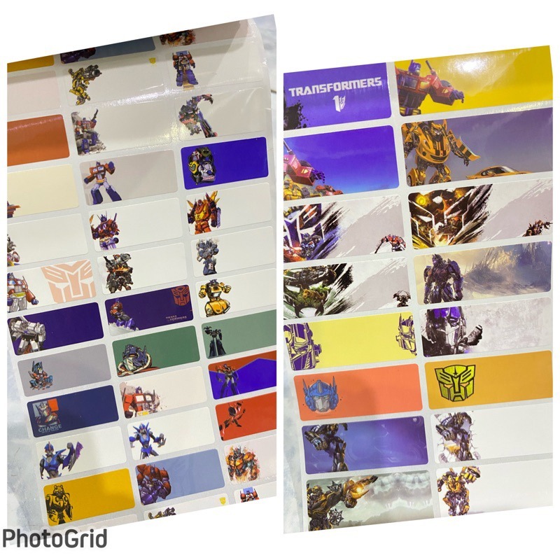 Transformer Name Label Akd Name Label Waterproof Waterproof Shopee