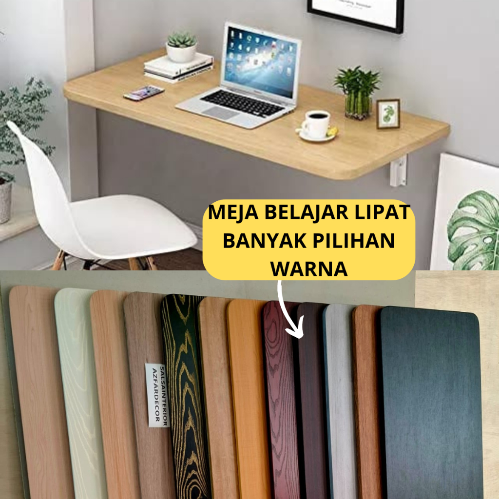 Wall-mounted folding table, work study table, computer table, 30cm wide ...